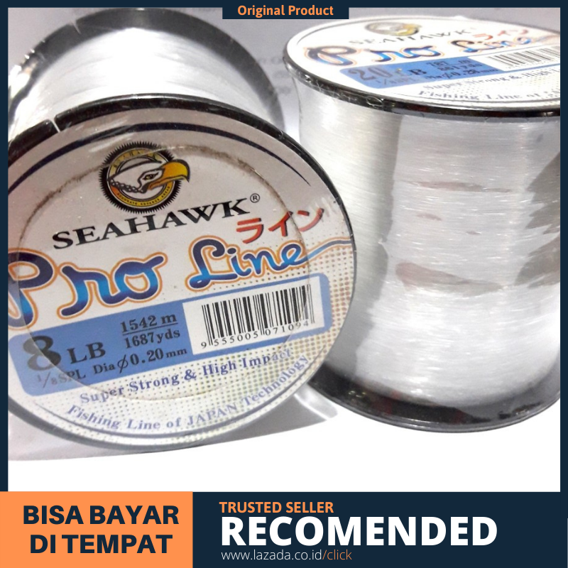 Senar Seahawk Pro Line Putih Clear Panjang Ratusan Meter - Senar ...