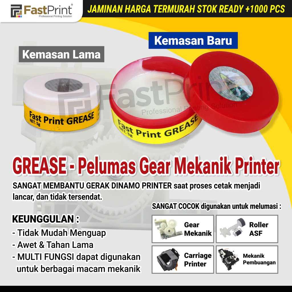 Fast Print Grease Pelumas Khusus Gear Mekanik Printer | Lazada Indonesia