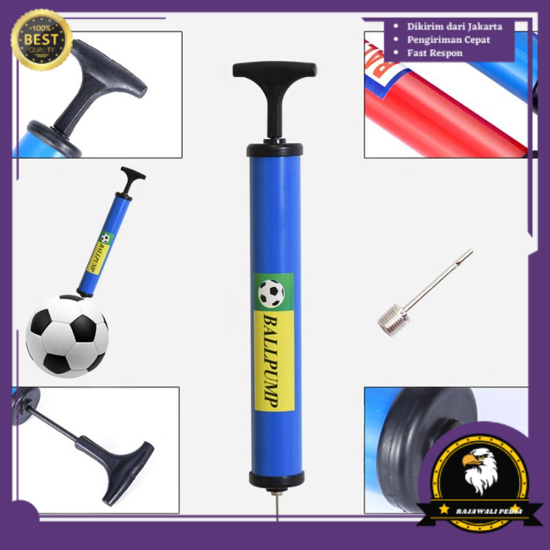 Alat Pompa Bola Tangan Ball Pump Pompa Angin Jarum Manual Bola Basket ...