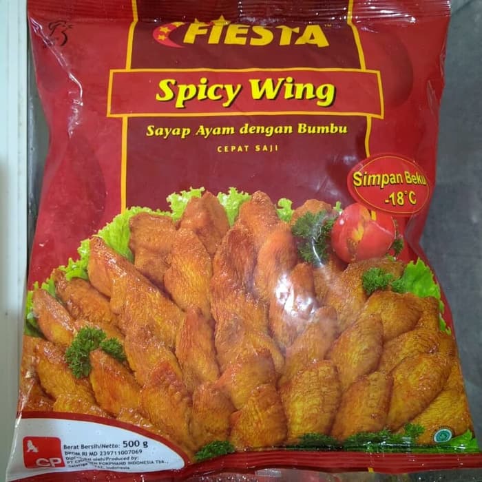 MAKANAN FROZEN FOOD fiesta spicy wings 500 GRAM | Lazada Indonesia