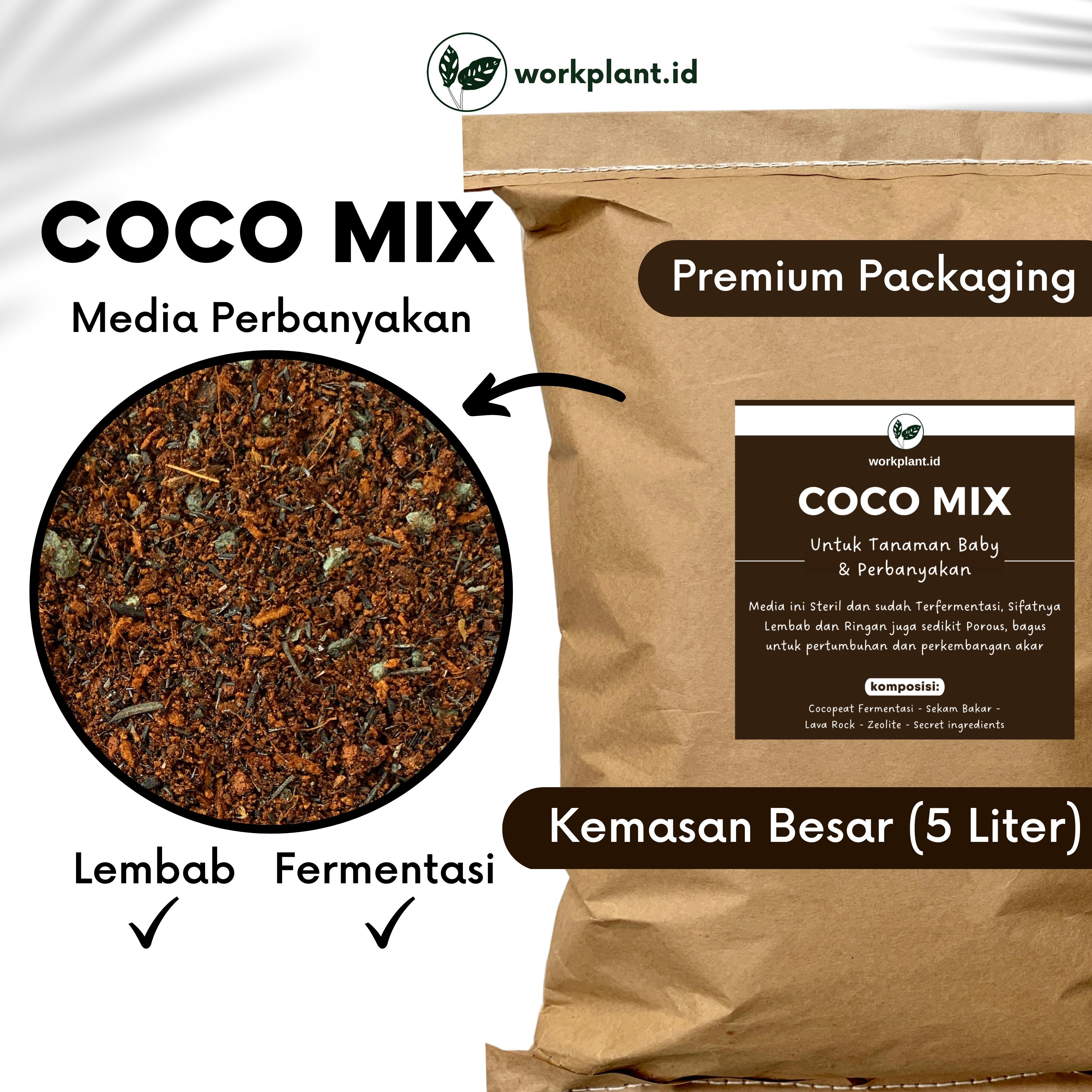 Coco Mix (5L) - Media Tanam Fermentasi Siap Pakai untuk Tanaman Baby ...