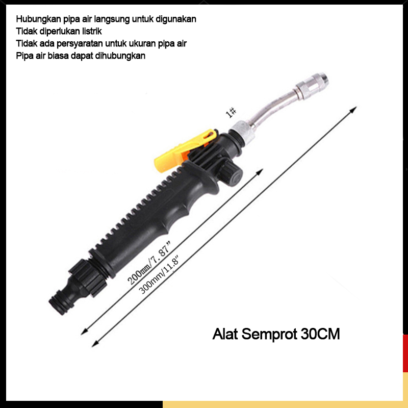Water Sprayer Stick Pipa Air Alat Semprot Semprotan Tekanan Tinggi ...