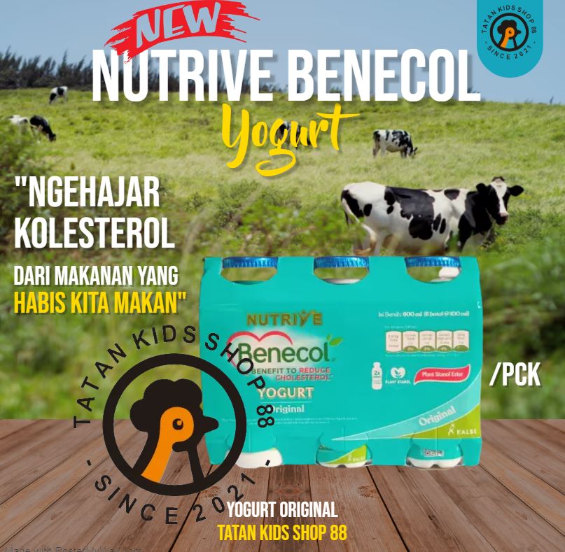 Nutrive Benecol Kolesterol 6 Botol 100ml Dan Fiber Shot Suplemen Diet ...