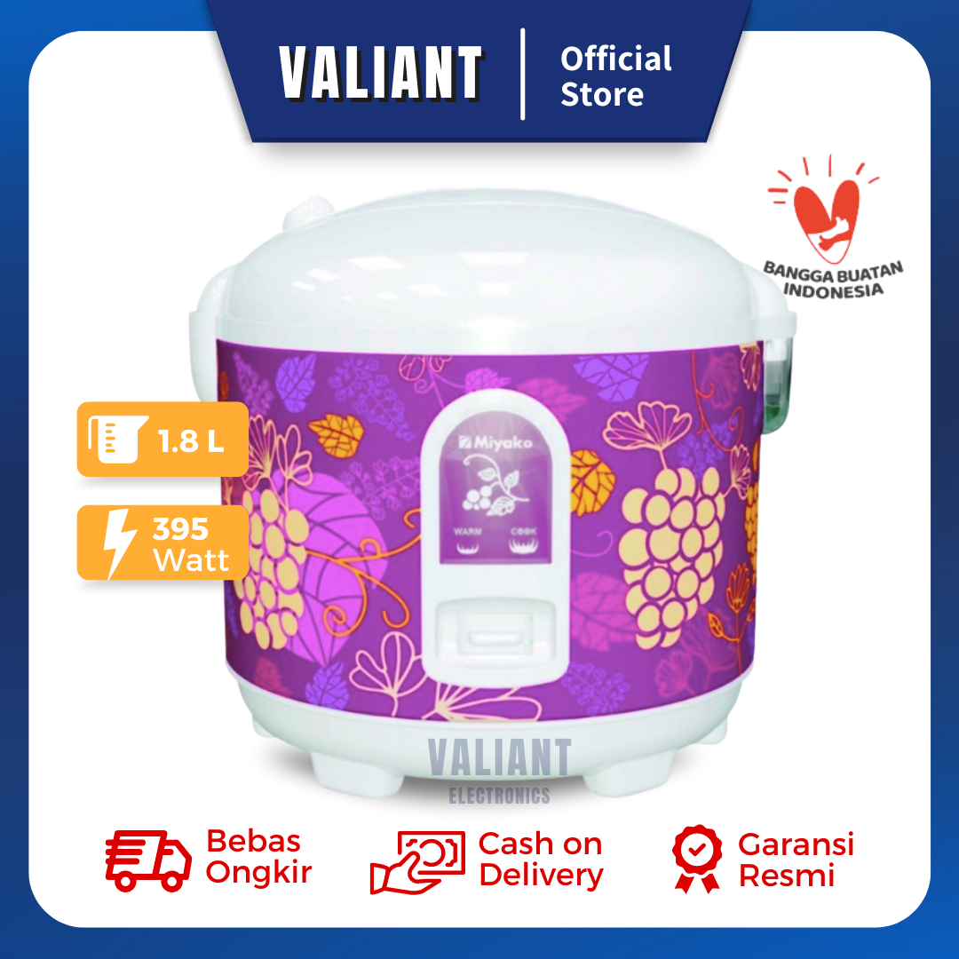 Miyako Magic Com Rice Cooker 3in1 MCM-516 1.8 Liter | Lazada Indonesia