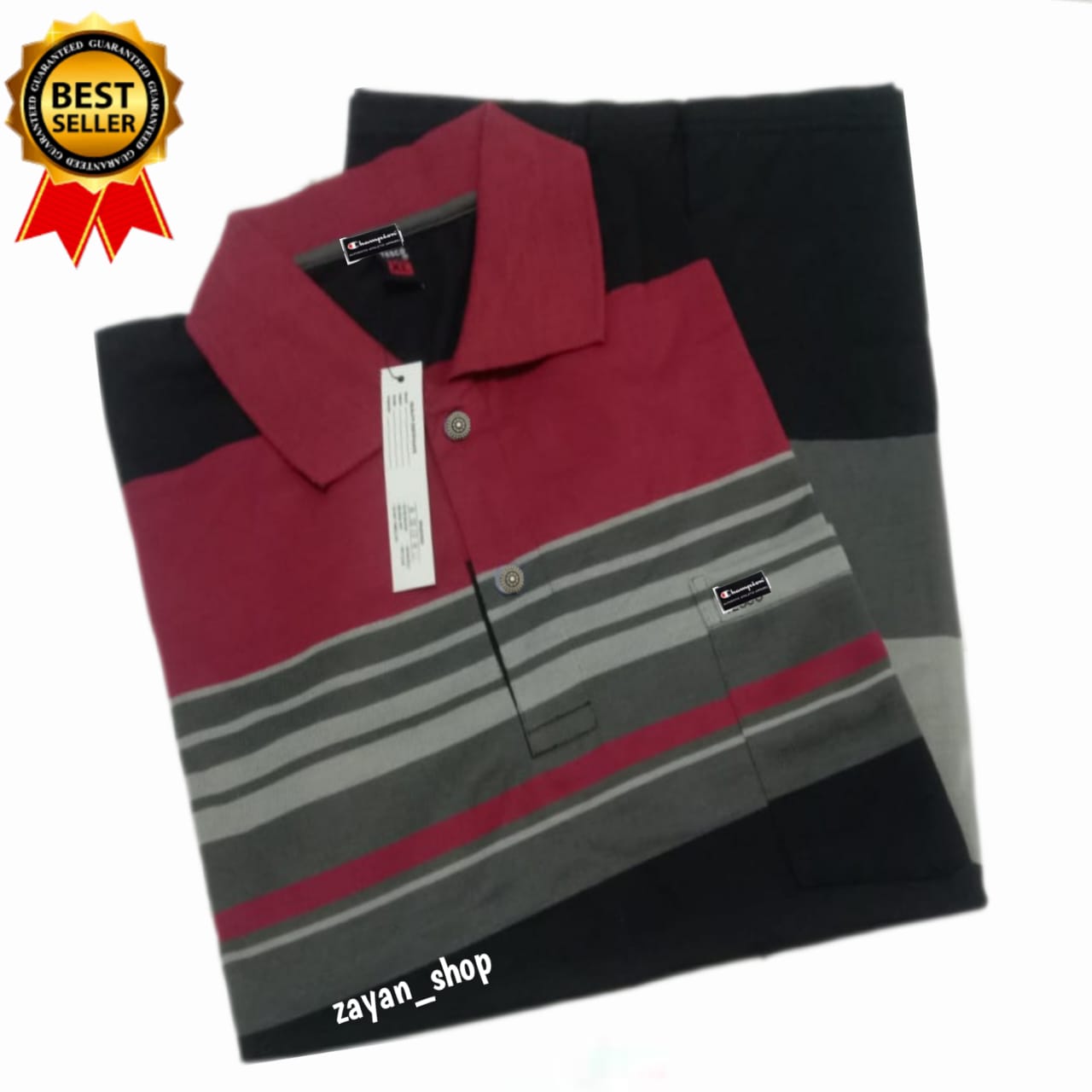 Baju kaos kerah motif salur pria lengan pendek pakai saku II kaos kerah ... Baju kaos kerah motif salur pria lengan pendek pakai saku II kaos kerah ...