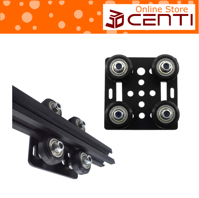 Openbuilds wheel gantry plate set roda 2020 2040 V-slot 65 x 65 x 3mm ...