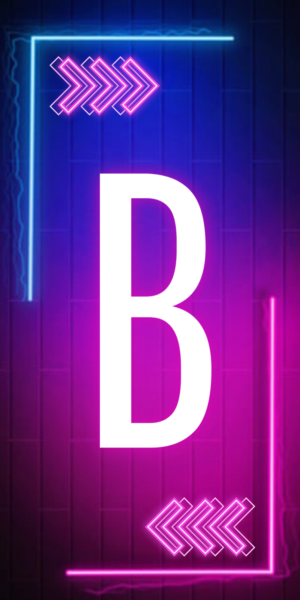 Hiasan Dinding Poster Kayu Huruf Motif Neon Ungu Terang Wall Decor ...