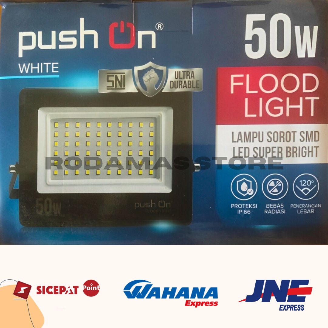 Flood Light / Lampu Sorot LED Super Terang 50 Watt: Pencahayaan Luas ...