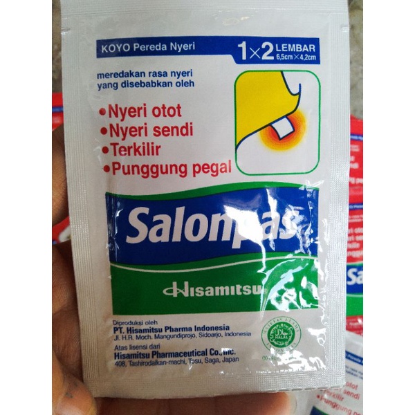 isi 2lembar salonpas hot 1x2lembar salonpas hijau 1x2lembar | Lazada ...