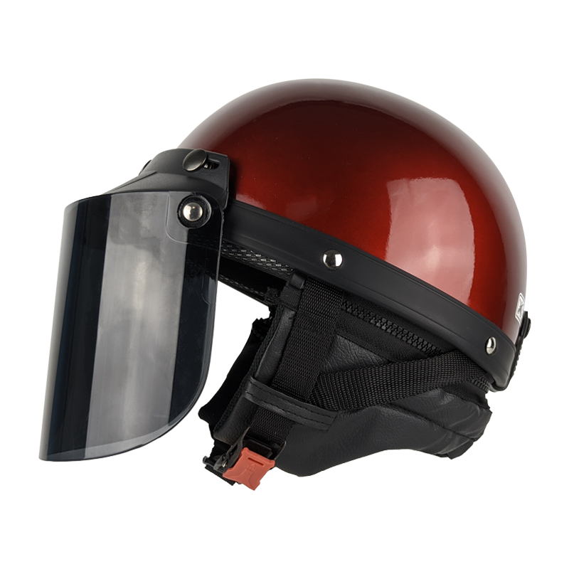 Helm Vintage Cetok Retro Chip Setengah Kepala Dewasa Free Aksesoris ...