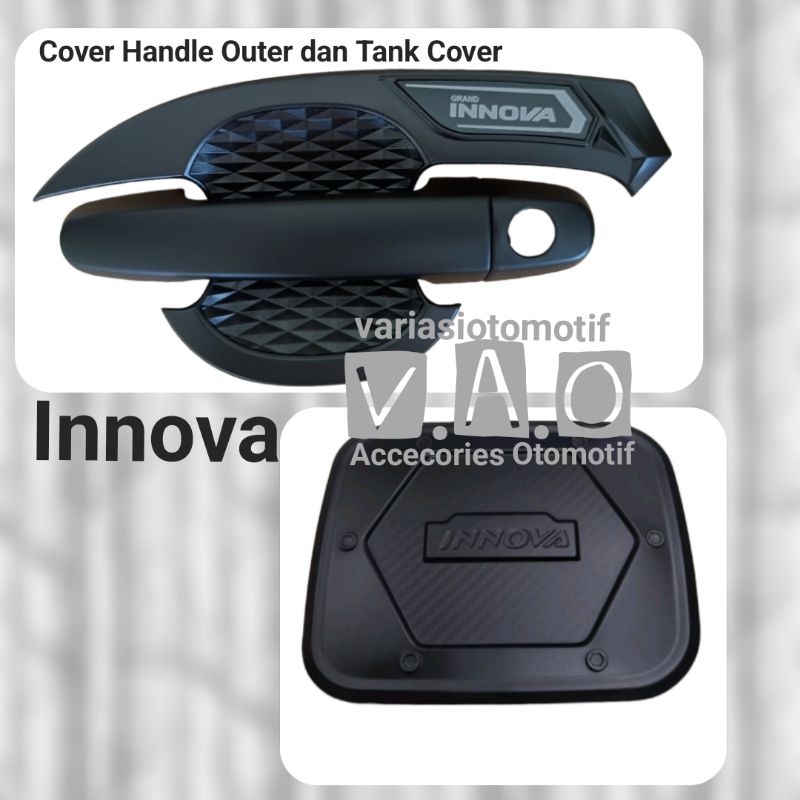 Cover handle Outer dan Tank Cover Innova Black Edition | Lazada Indonesia