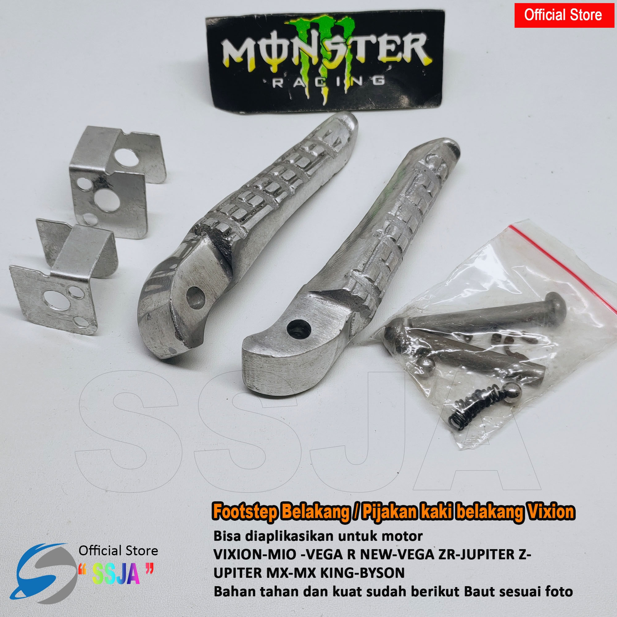 footstep Belakang /step belakang/pijakan kaki belakang VIXION-MIO -VEGA ...