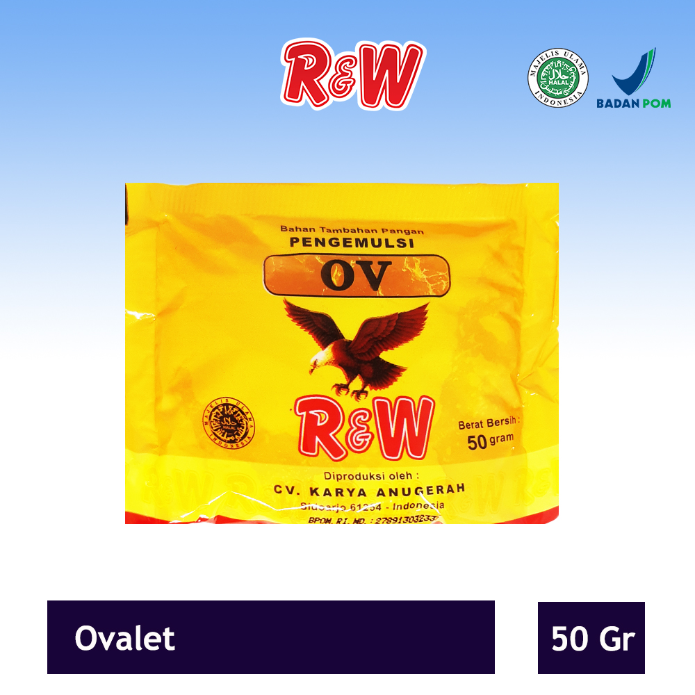 SP Ovalet TBM Pengembang Kue Roti Rajawali R&W RW 50 gr | Lazada Indonesia