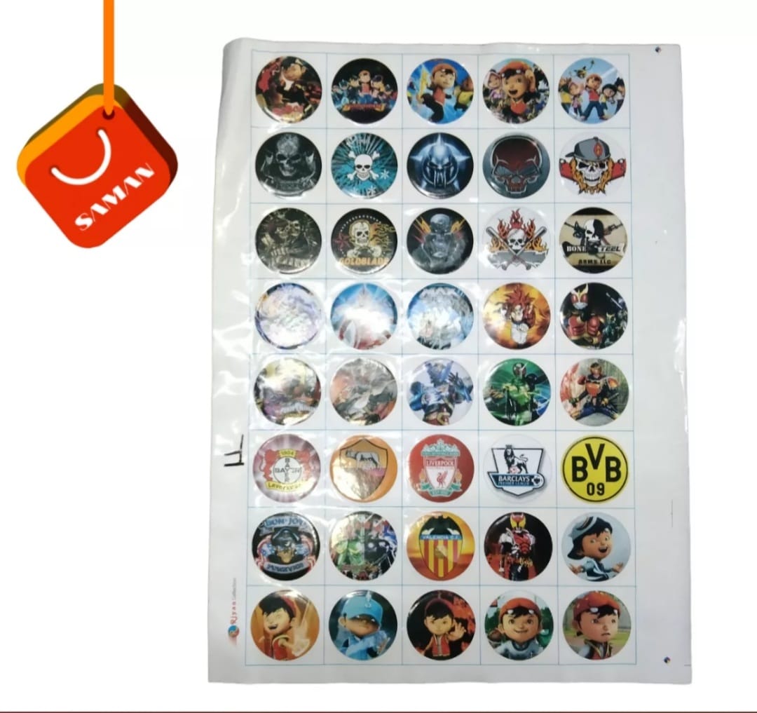 MURAH! Mainan Tazos Tajos Besi Tebal / Berat / Bogem / King Tazos besi ...