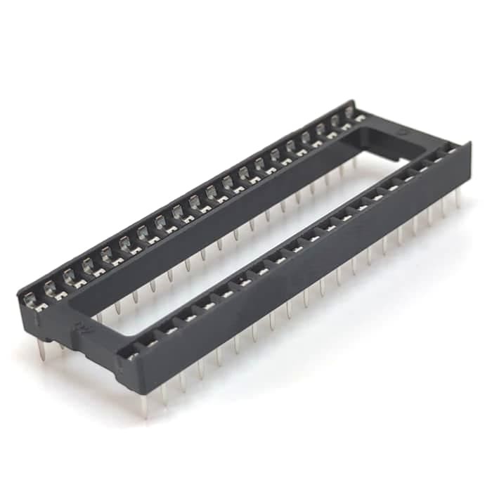 Socket IC DIP40 Wide DIP-40 Lebar Soket IC DIP 40 pin 40P Pitch 2.54mm ...