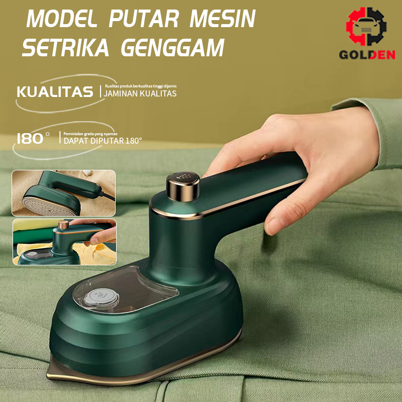 Rotasi 360° Setrika Uap Steamer Portable Setrika Laundry Travell Iron ...