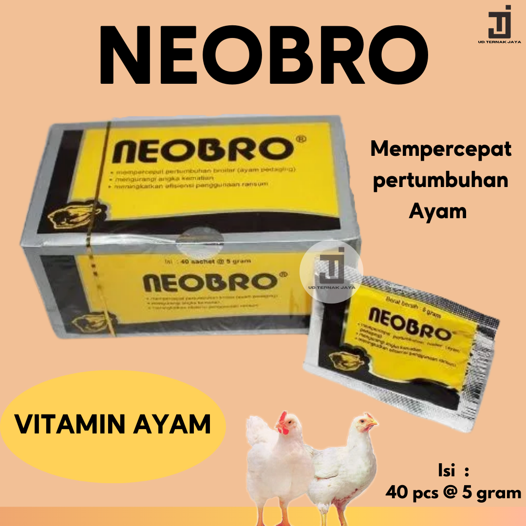 Neobro 1 Box 40 Sachet isi 5 Gram Multivitamin Penambah Nafsu ...