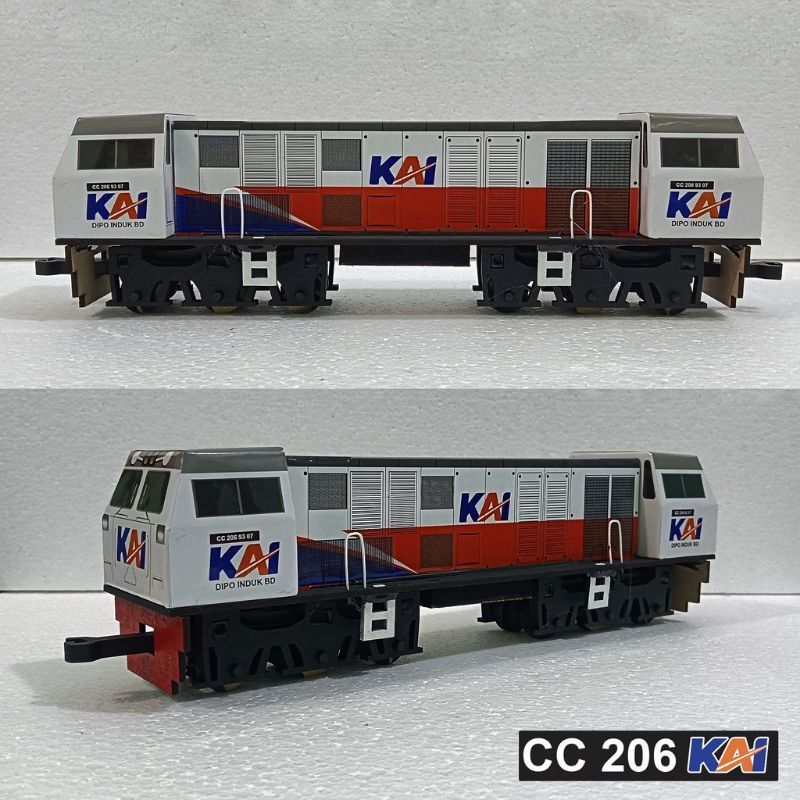 Mainan Kereta Api Indonesia - Lokomotif Kereta Api Triplek MDF ...