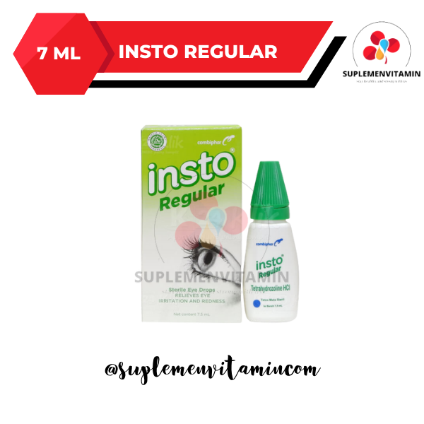 Insto Eye Drop Reguler 7.5ml untuk Mata Merah Gatal dan Kering Original ...