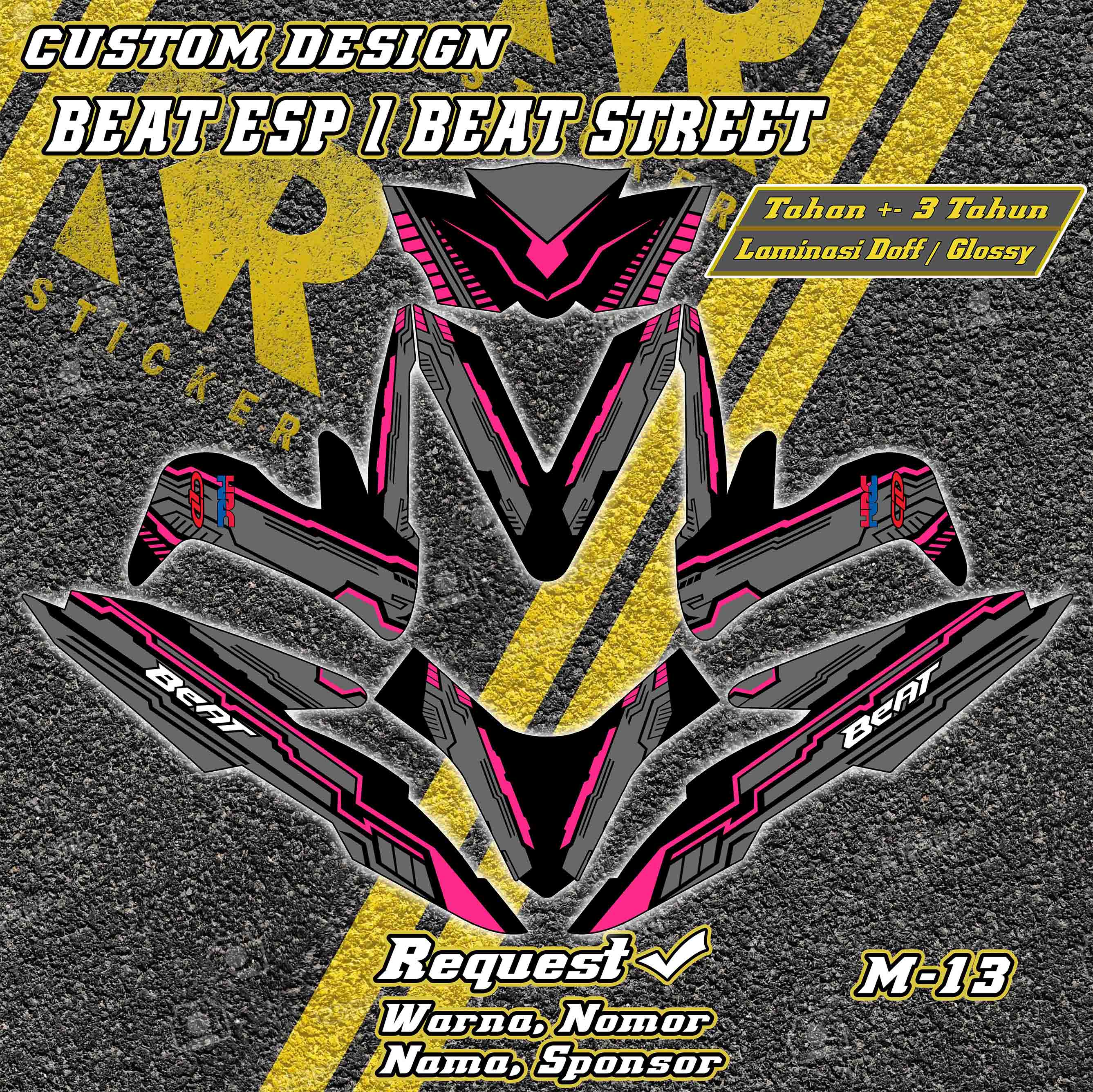 Stiker Decal Fullbody Beat Esp / Beat Street Custom Desain | Request ...