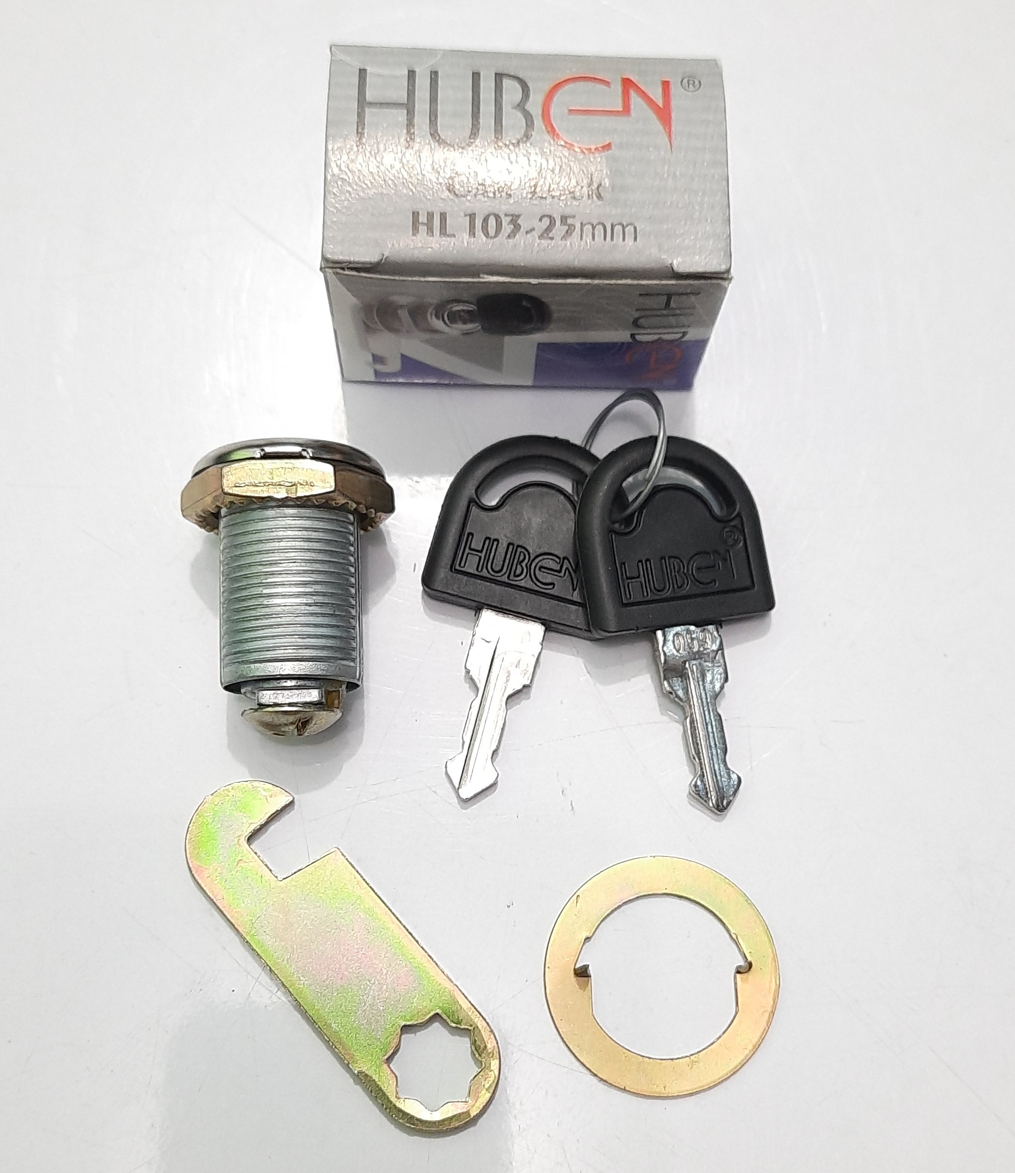 Kunci Kait Laci Lemari Loker Cam lock Camlock HUBEN HL 103- 25mm / Kunci Loker / Kait Locker ...