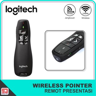 Pointer Logitech R400 Wireless Presenter Laser Presentasi | Lazada Indonesia