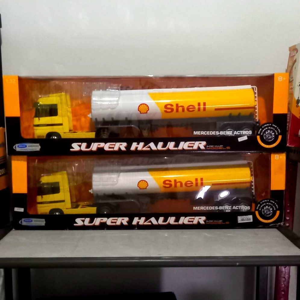 DIECAST TRUCK MINIATUR TRUK TANGKI MERCEDES SHELL | Lazada Indonesia
