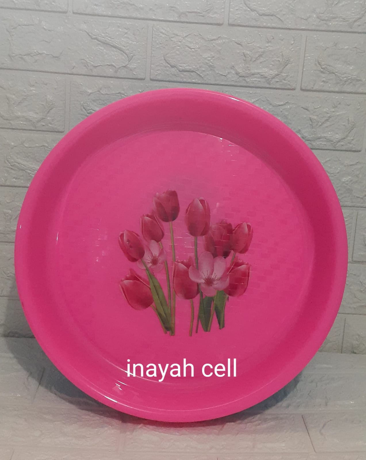 NAMPAN BULAT PLASTIK 1 LUSIN/38CM | Lazada Indonesia