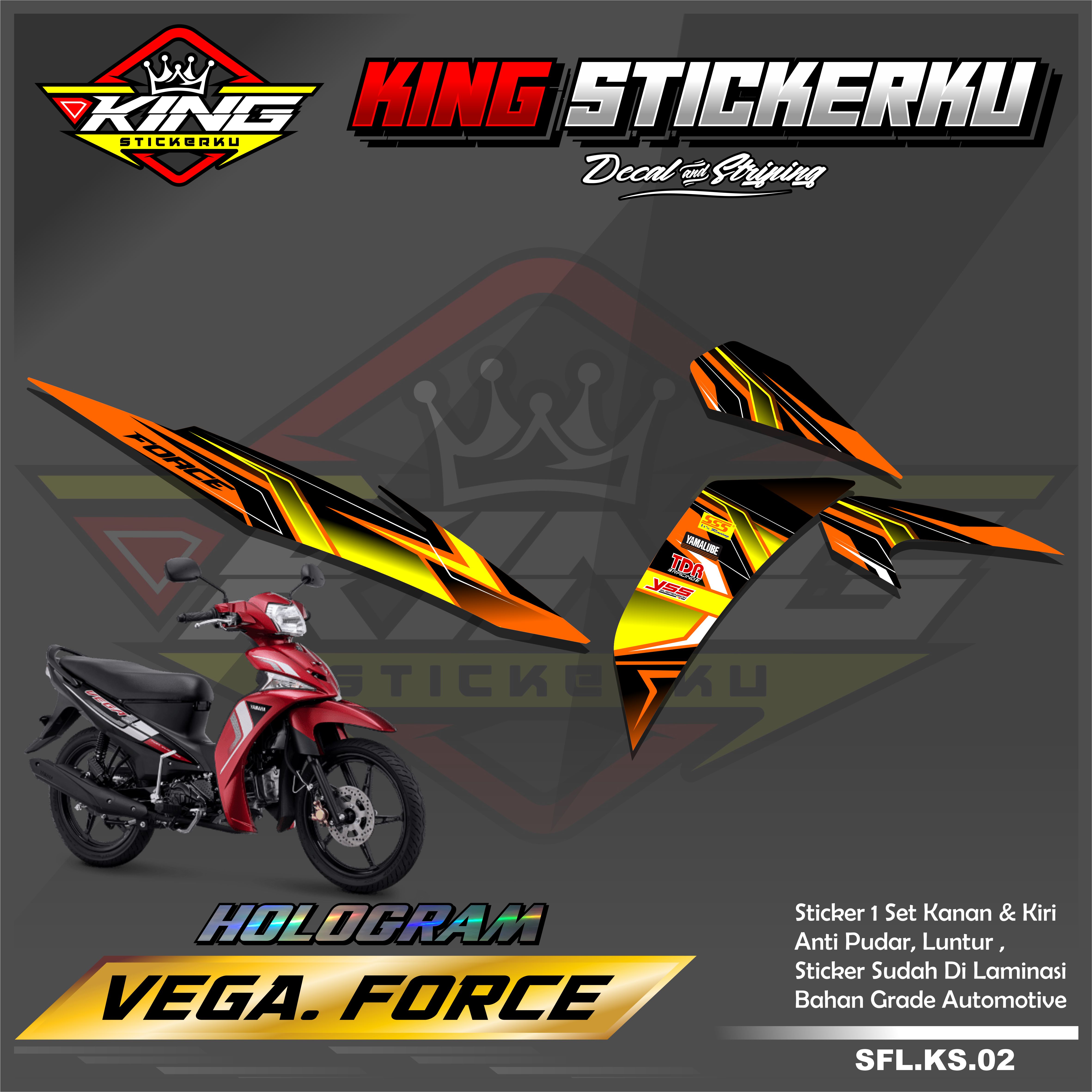 Sticker Striping Variasi Vega Force - Stiker Striping Motor Vega Force ...