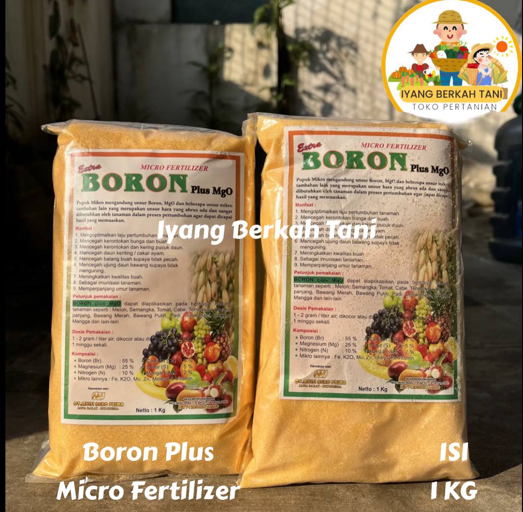 Pupuk Boron Plus Magnesium Juragan 1 Kg Micro Fertilizer Tanaman Anti ...