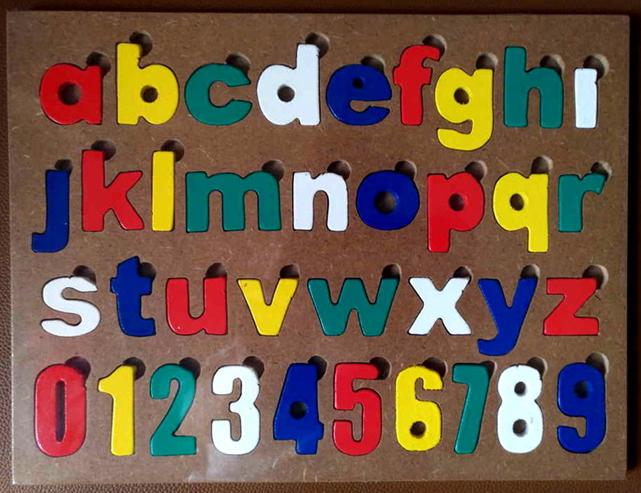 Mainan Anak Puzzle Alphabet Angka Cat Huruf Kecil | Lazada Indonesia