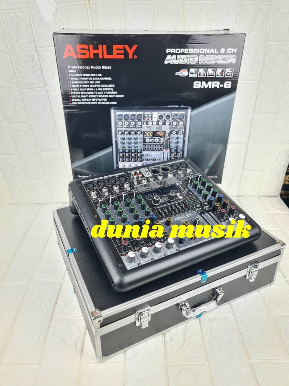 mixer audio ashley smr6 smr 6 (6channel) original ashley | Lazada Indonesia