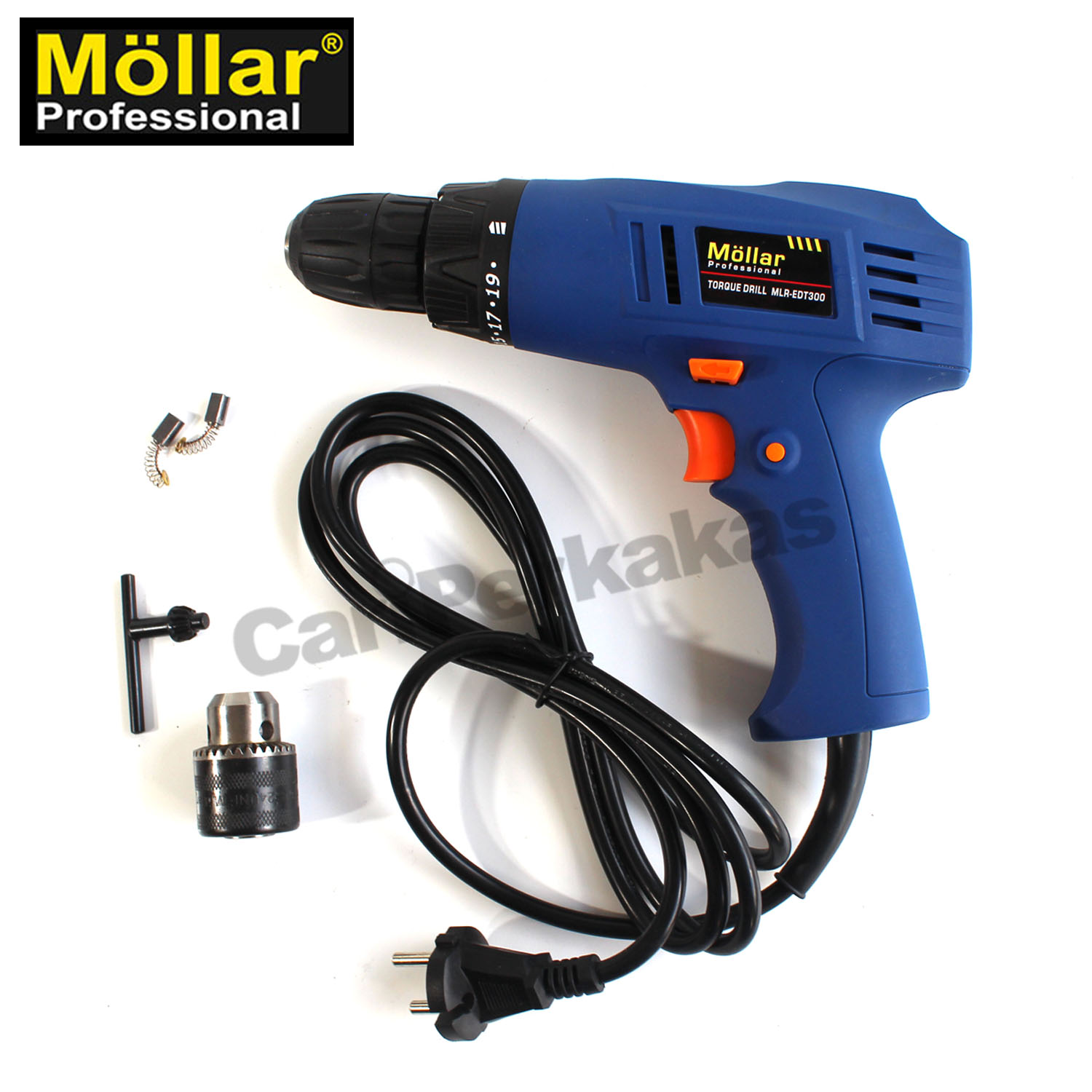 Torque Drill Mesin Bor Torsi 10 mm MOLLAR MLR-EDT300 Bor Listrik ...