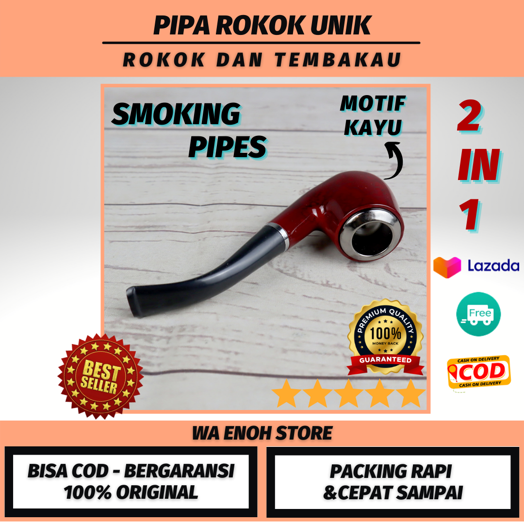 MUMER Smoking Pipe Pipa Rokok Model Cangklong Unik TERLARIS!!!pipa ...