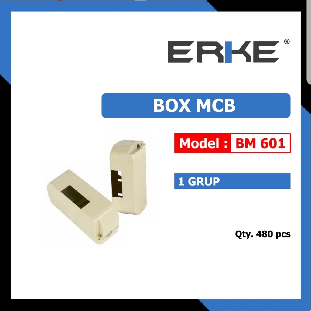 Erke Bok Mcb 1 Group / Kotak Mcb / Box Mcb | Lazada Indonesia