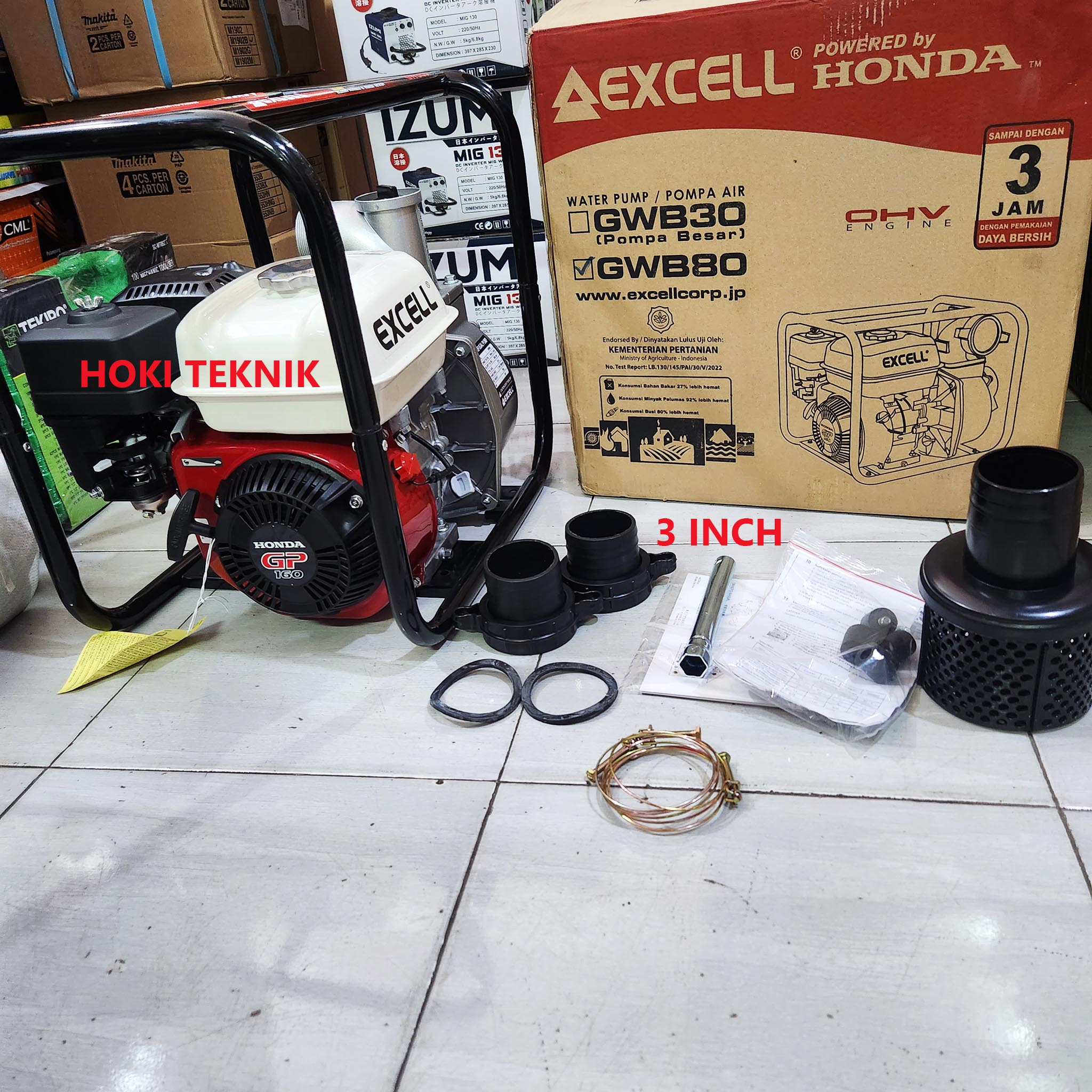 Mesin Alkon Honda 3 Inch Pompa Sawah Irigasi | Lazada Indonesia