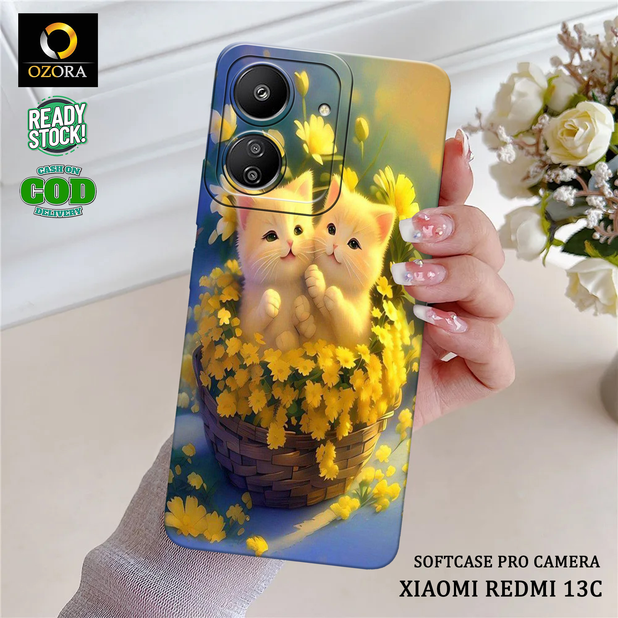 Case Xiaomi Redmi 13C - Fashion Case KUCING - Casing Hp Xiaomi Redmi ...