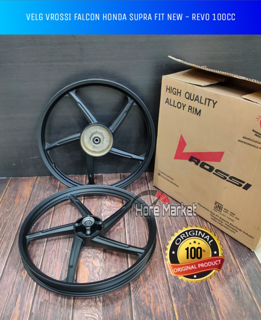 VELG SUPRA FIT NEW VROSSI V ROSSI VELG RACING PALANG 5 REVO 100 LAMA ...