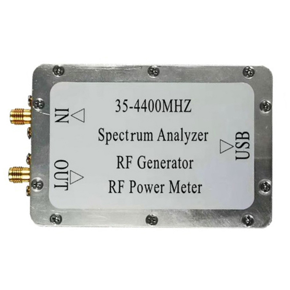 35~4400MHz Spectrum Analyzer Simple Signal Source Power Meter Aluminum ...