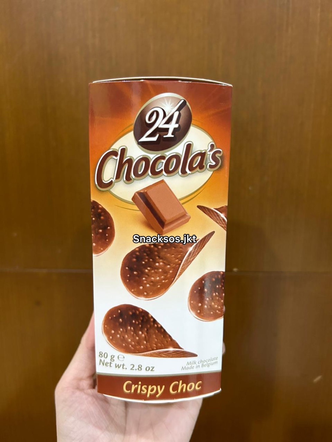 24 CHOCOLA'S CRISPY CHOCOLATE / ORANGE / CARAMEL SEA SALT / STRAWBERRY ...