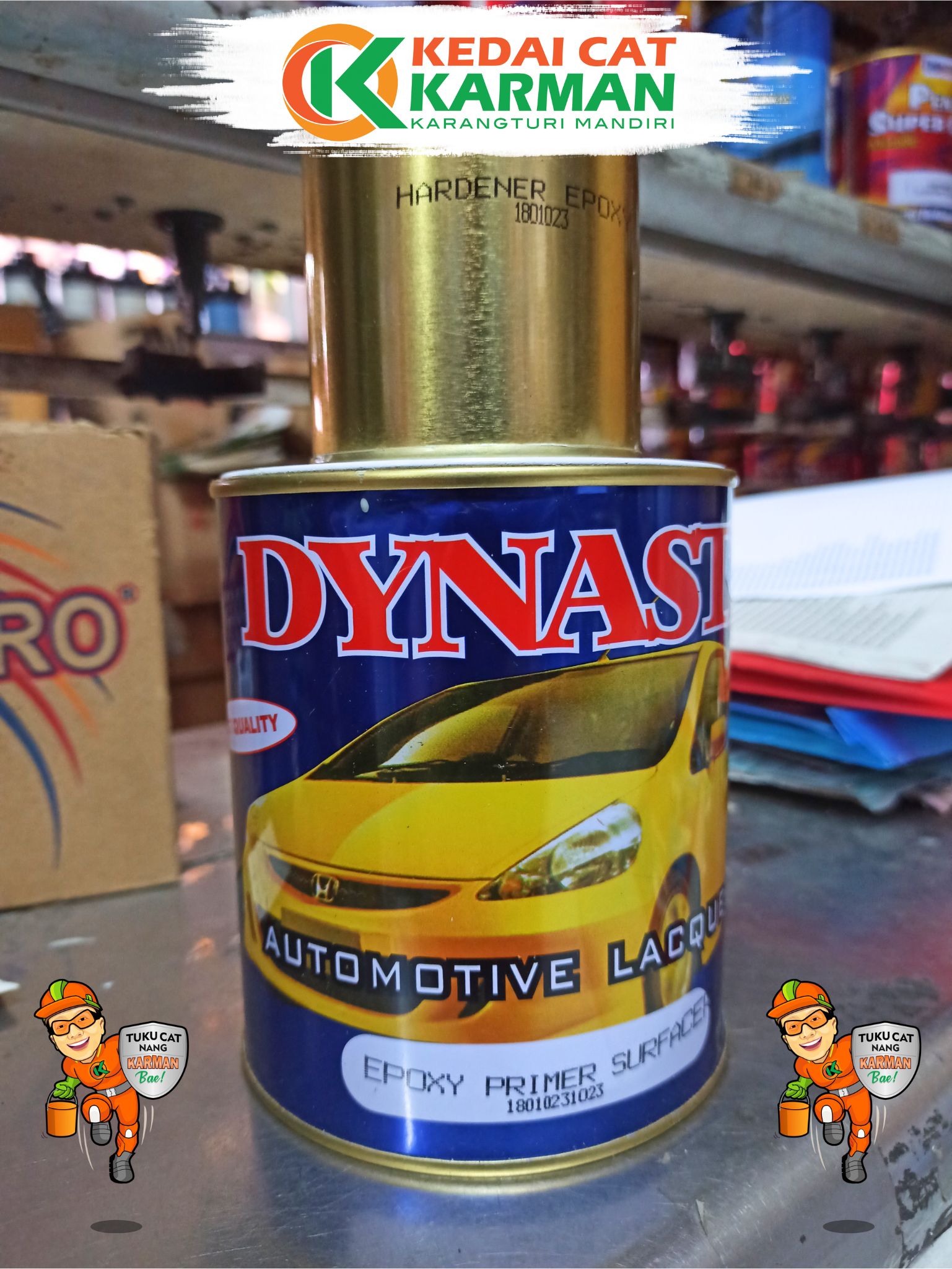 EPOXY DYNASTI CAT DASAR - CAT DASAR ANTI KARAT MOBIL MOTOR BESI ...