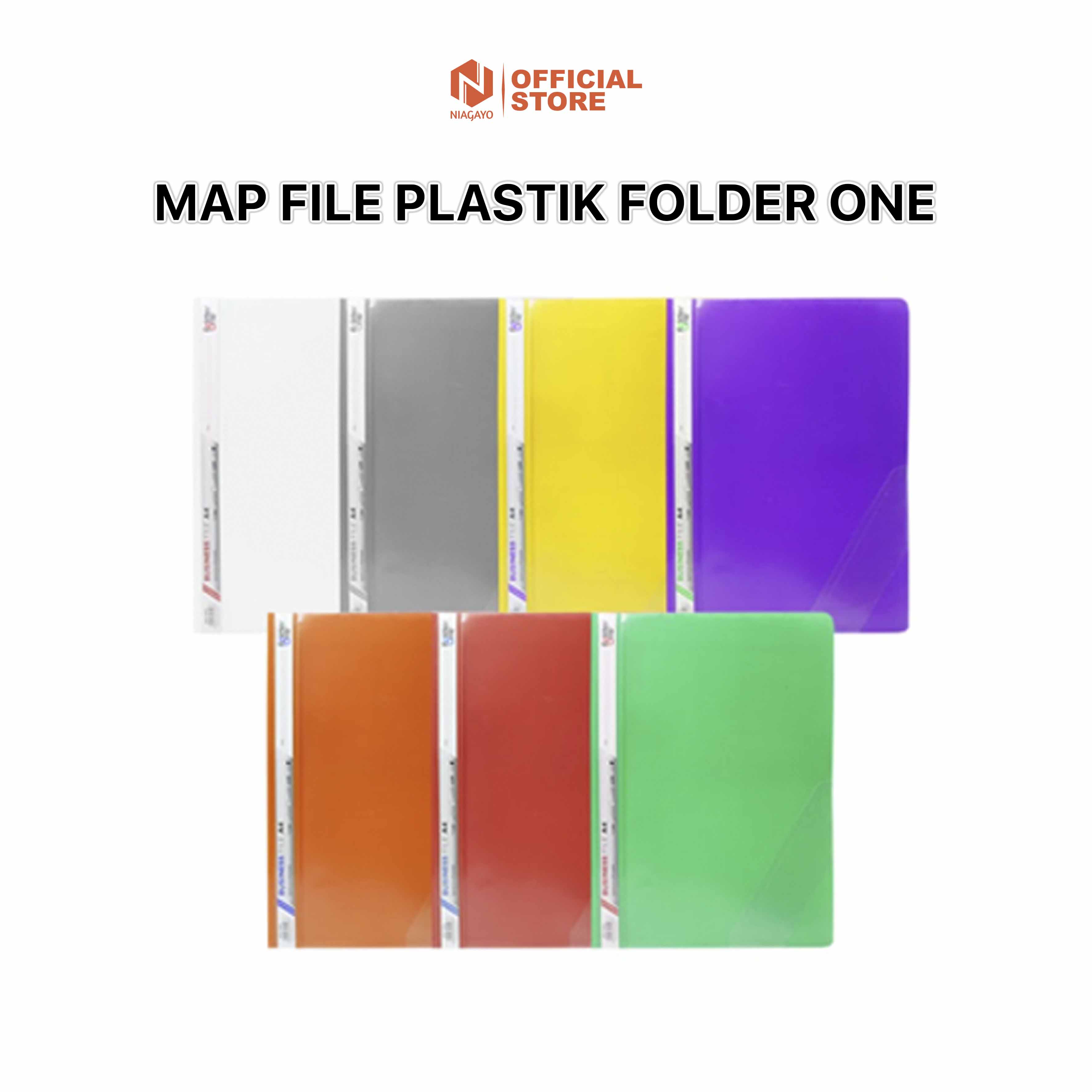 Map File Plastik Folder Organiser One Berwarna Kode K-2757 Ukuran A4 ...