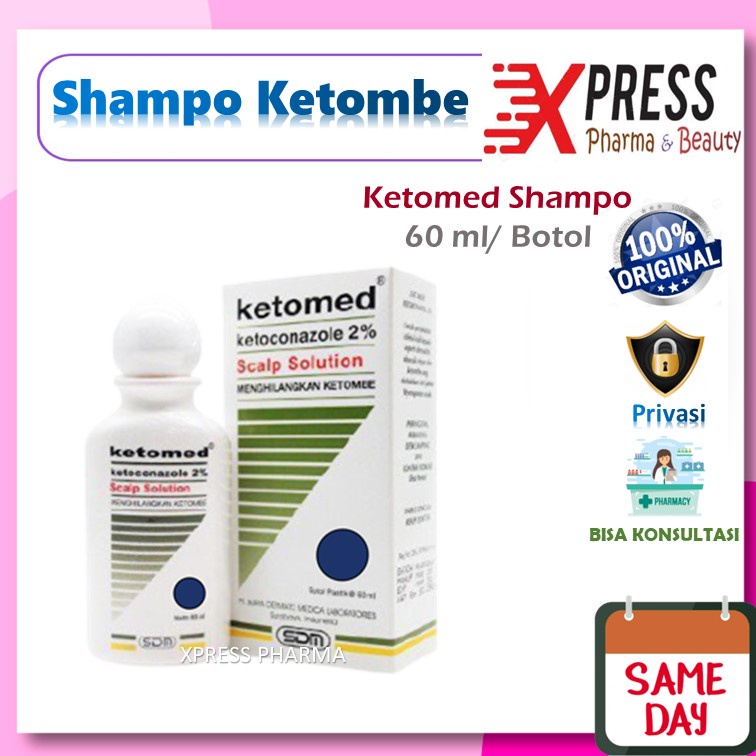 ⚡XPRESS⚡ Ketomed SHAMPOO Shampoo Anti Ketombe Ketomet Sampo Shampo ...