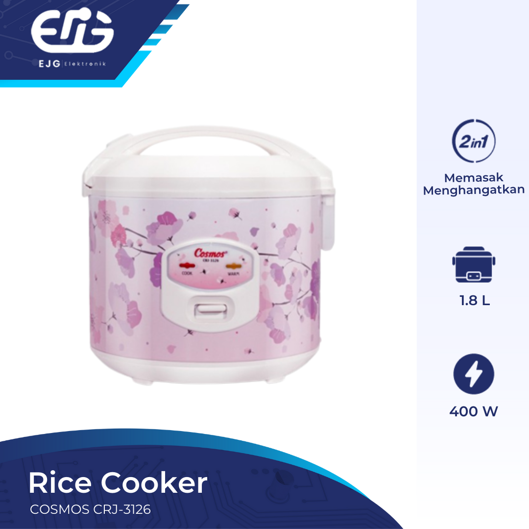 Rice Cooker Cosmos CRJ 3126 1,8 Liter CRJ3126 Magic Com Penanak Nasi ...