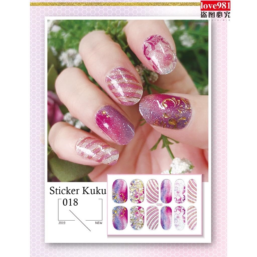 Sticker Kuku - Nail Art 3D - Kuku Sticker Cantik | Lazada Indonesia