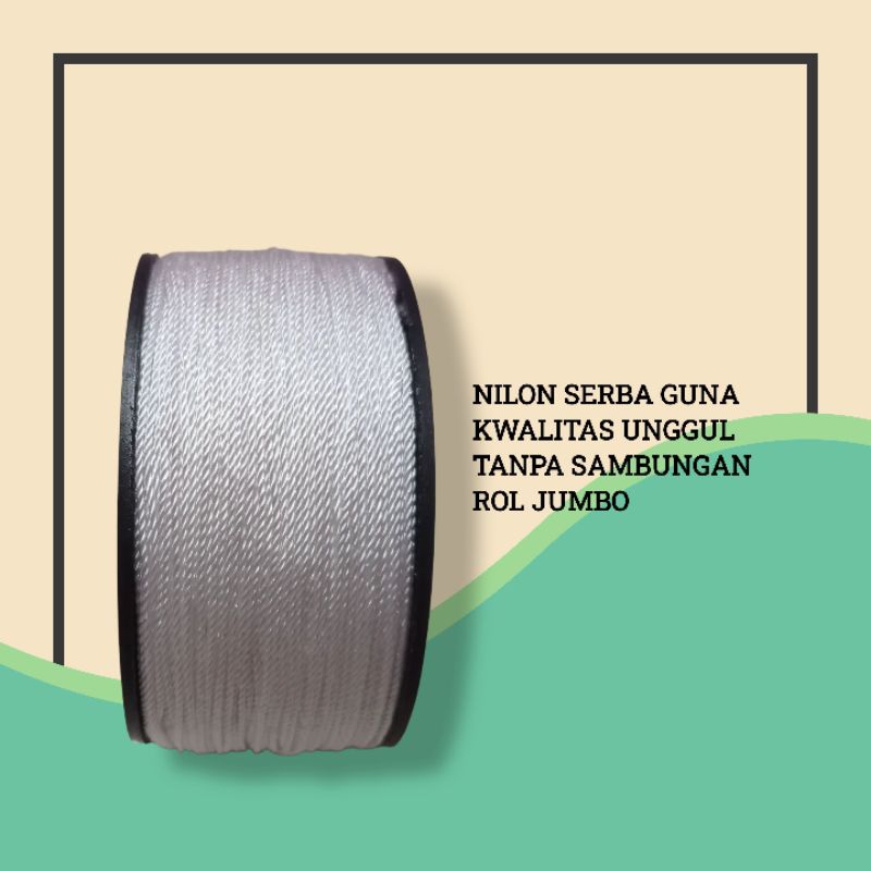 BENANG NILON BENANG UKUR BANGUNAN NILON SERBA GUNA ROL JUMBO | Lazada ...