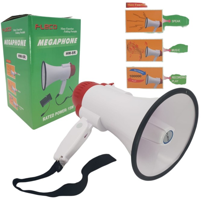 Toa Megaphone Pengeras Suara HW-8R Rechargeable / Bisa Menggunakan Daya ...