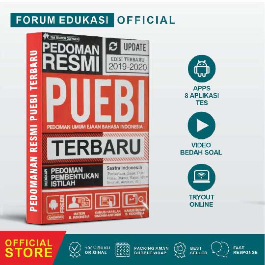 BUKU PUEBI TERBARU PEDOMAN RESMI PUEBI TERBARU EDISI BESTSELLER ...