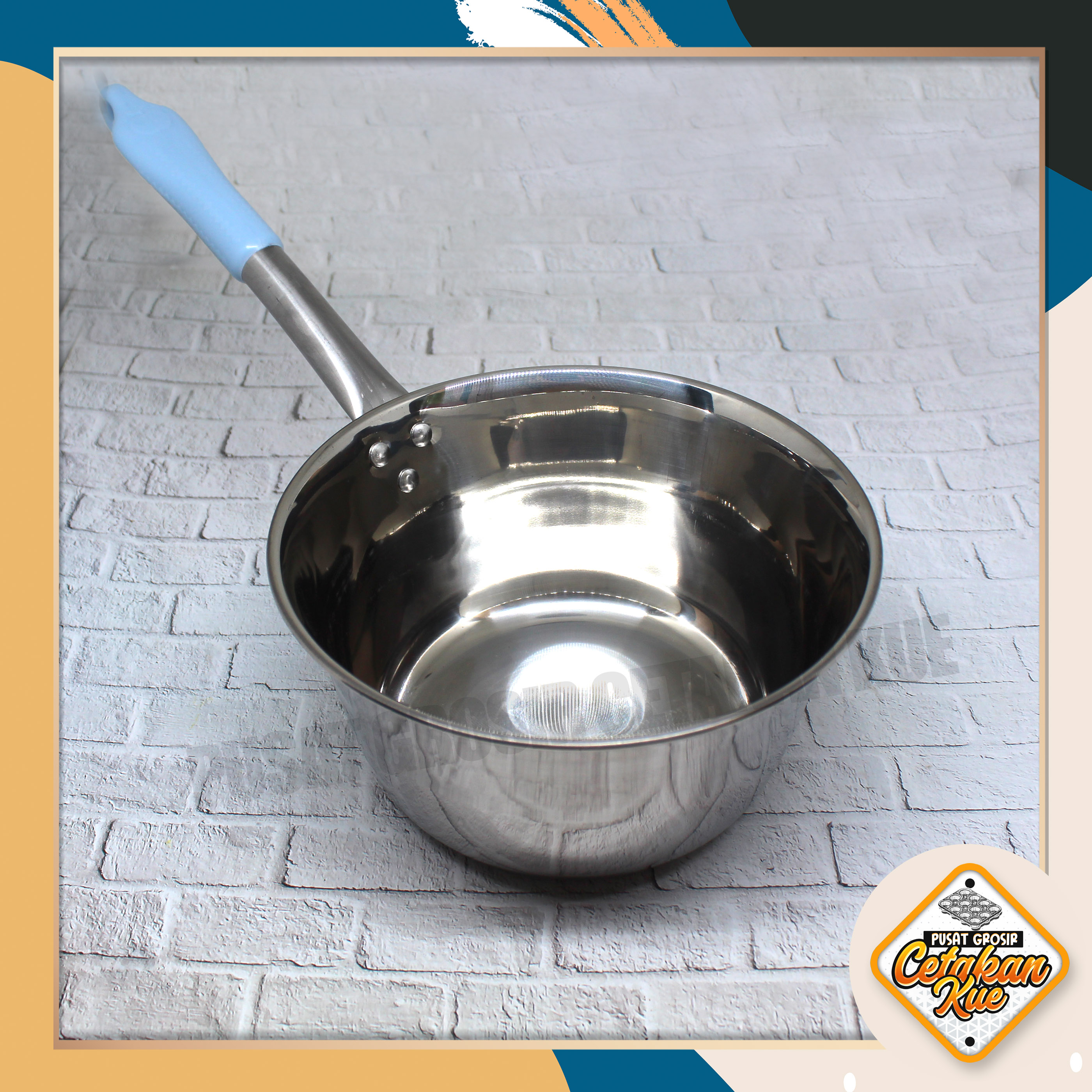 Panci Stainless Premium / Panci Besar , gagang Plastik warna | Lazada ...