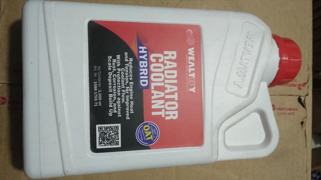 Air Radiator Coolant Treatment Wealthy Hybrid OAT Merah 1 Liter ...